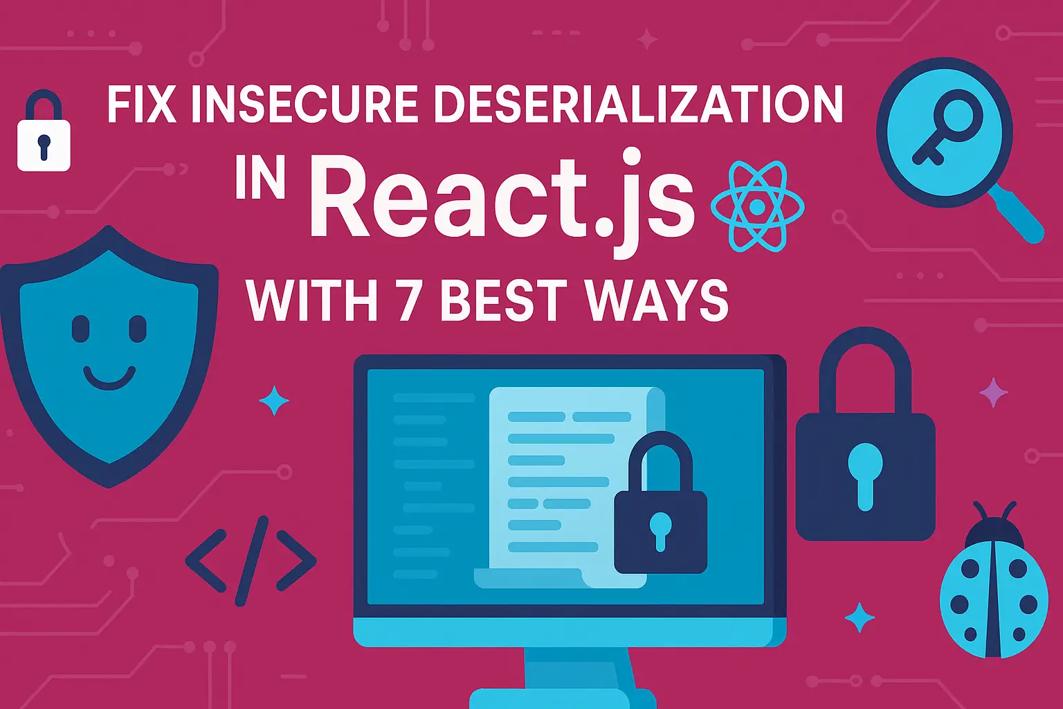 Fix Insecure Deserialization in React.js with Best 7 Ways